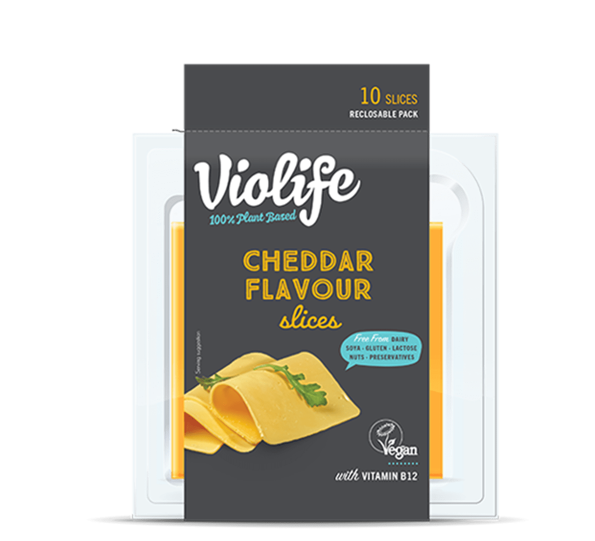 Cheddar flavour slices: Plant based & Vegan | Violife