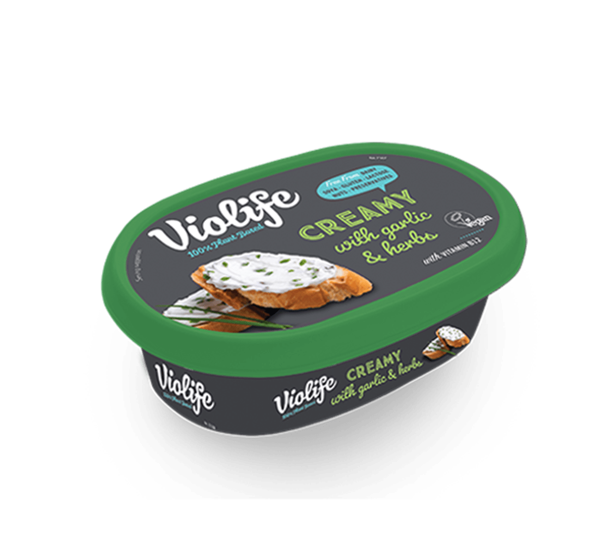 Creamy Garlic and Herbs: Plant based & Vegan | Violife