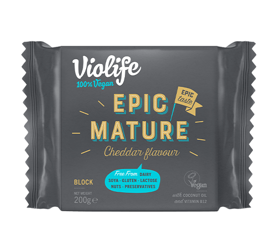 Epic Mature cheddar flavor Block | Violife