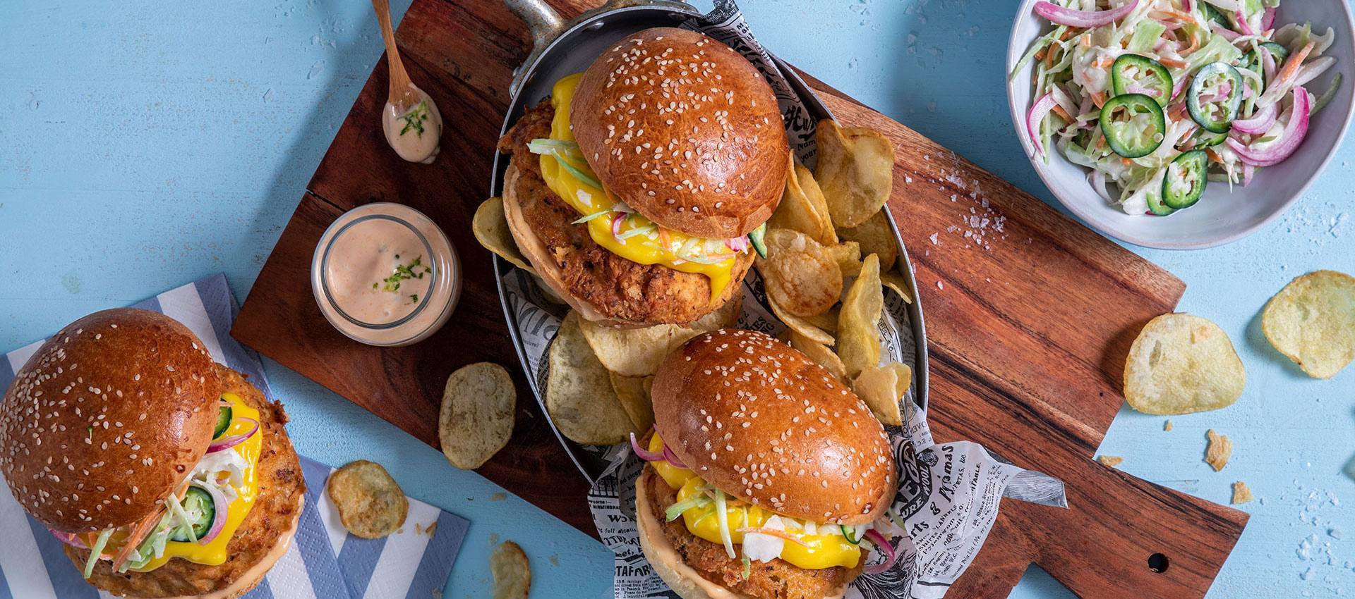 No Chicken burger | Violife